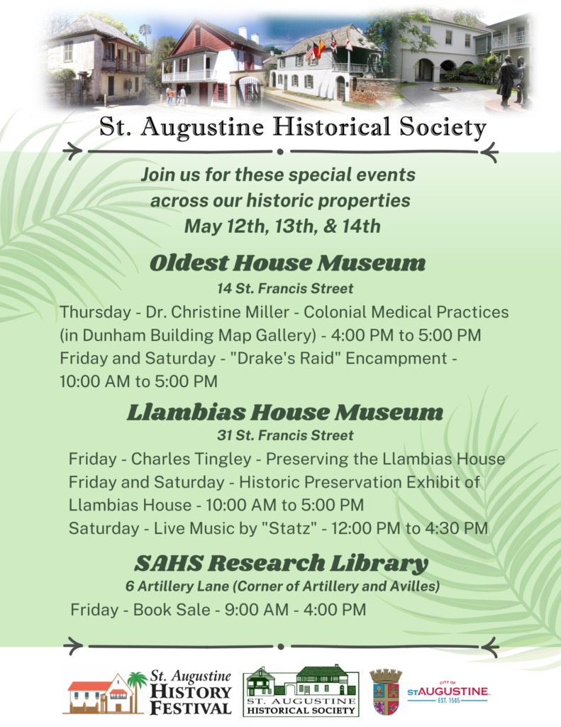 Upcoming Events – St. Augustine History Festival
